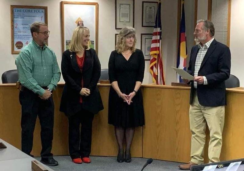 New Board Members Sworn in by outgoing President Larry Oddo | Canon ...