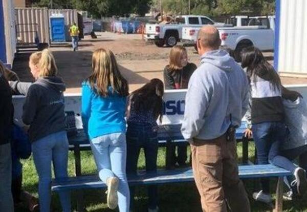 Cañon City Middle CCMS School Students give the Opportunity to Affix ...