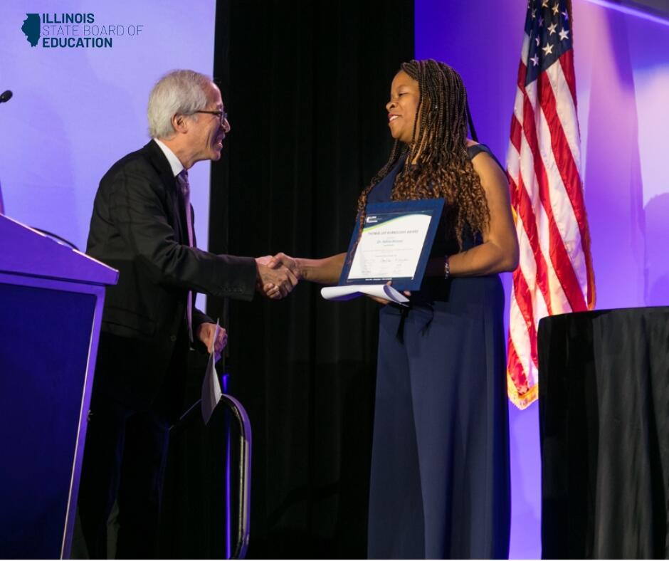 ISBE HONORS DR. ADINA HOOVER WITH 2024 THOMAS LAY BURROUGHS AWARD ...