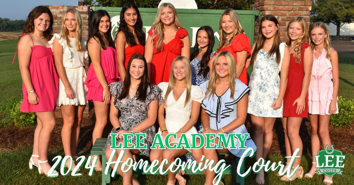 Congratulations 2024 Lee Academy Homecoming Court | Lee Academy