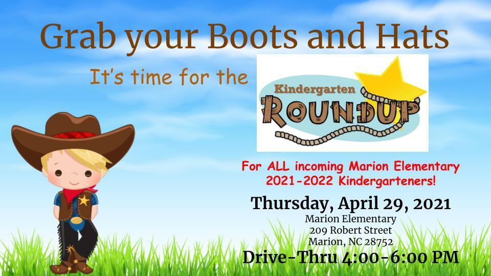 Kindergarten RoundUp at MES! | Marion Elementary School