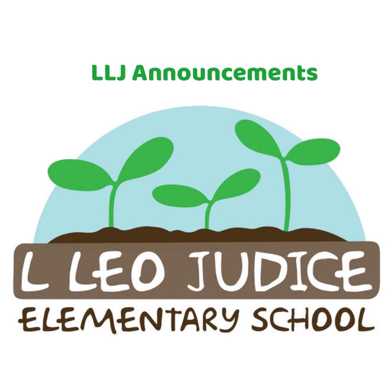Announcements | L. Leo Judice Elementary
