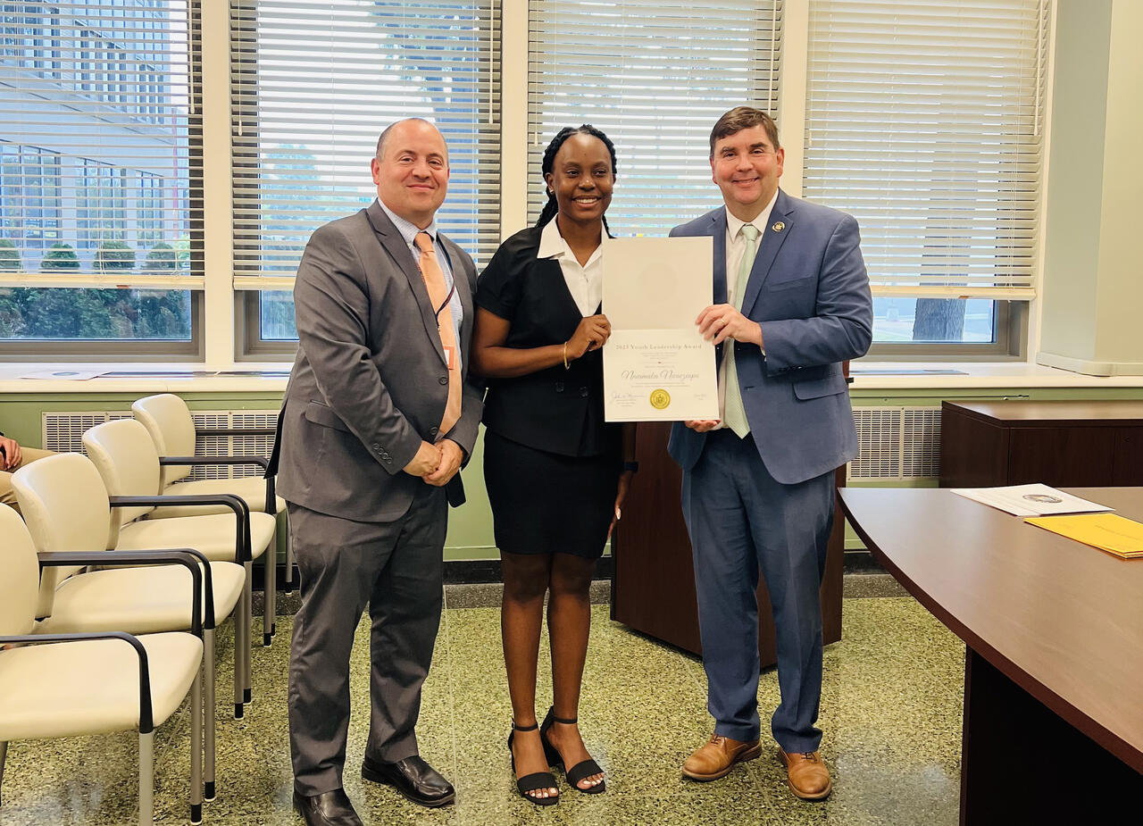 LHS Senior Awarded Senate Youth Leadership Award | Liverpool Central SD