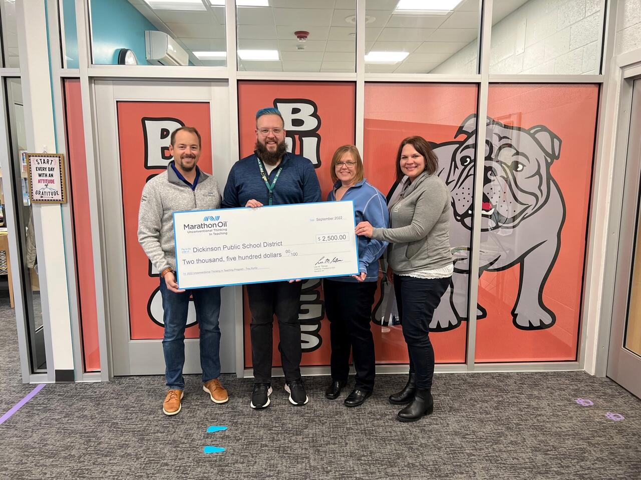Berg Elementary Troy Kuntz and Tracy Lecoe Receive a $2,500 grant from ...