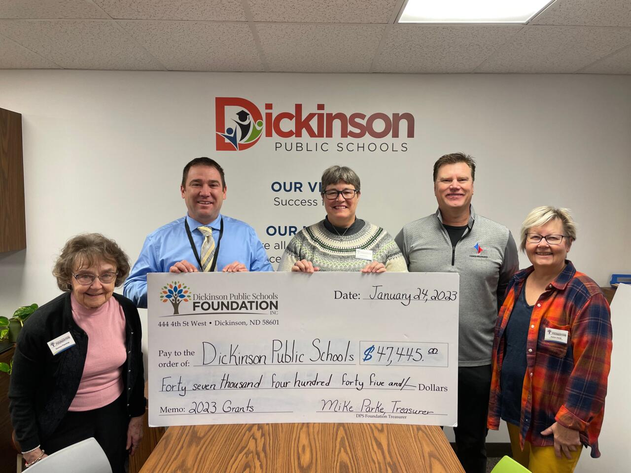 The Dickinson Public Schools Foundation awarded $47,444.74 to grant ...
