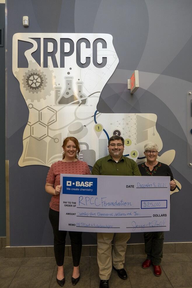 BASF donates $25,000 to RPCC to support training and to provide ... BASF donates $25,000 to RPCC to support training and to provide ...