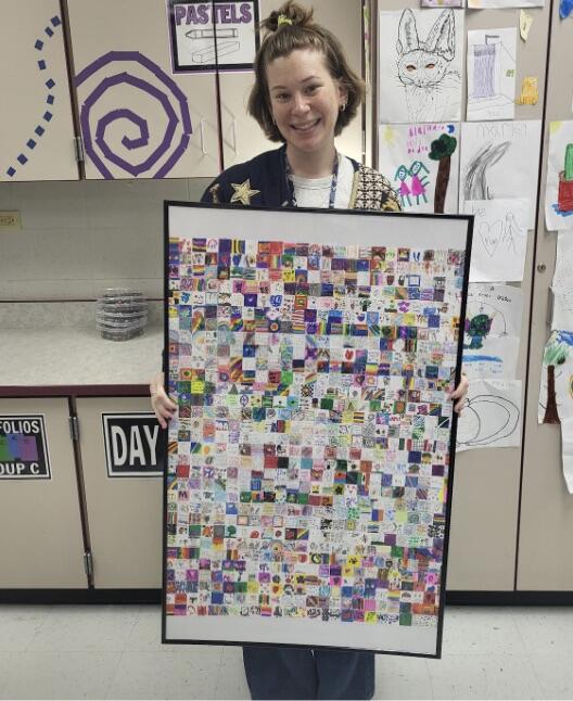 D123 Art Student Teacher Has a Sweet Farewell | Kolmar