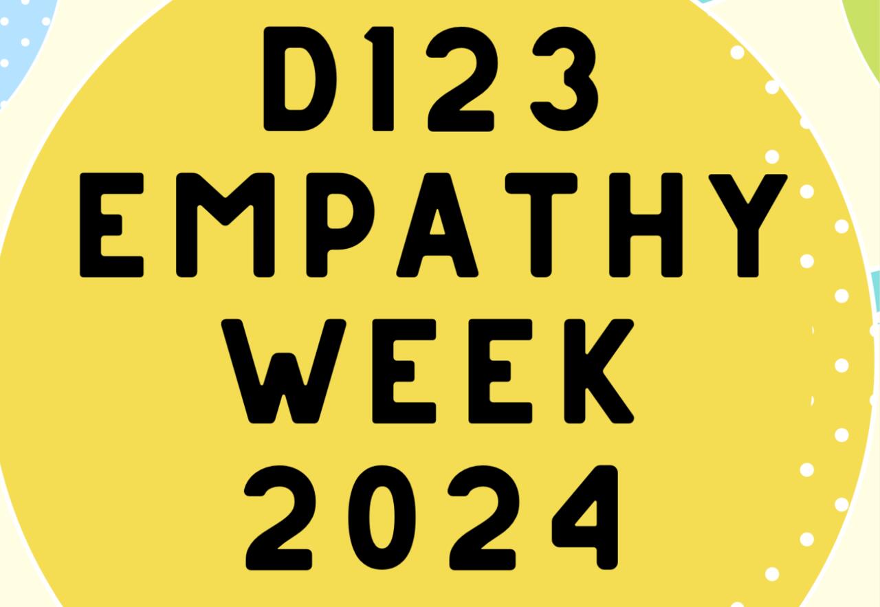 D123 Empathy Week Starts May 13 | Oak Lawn-Hometown School District 123