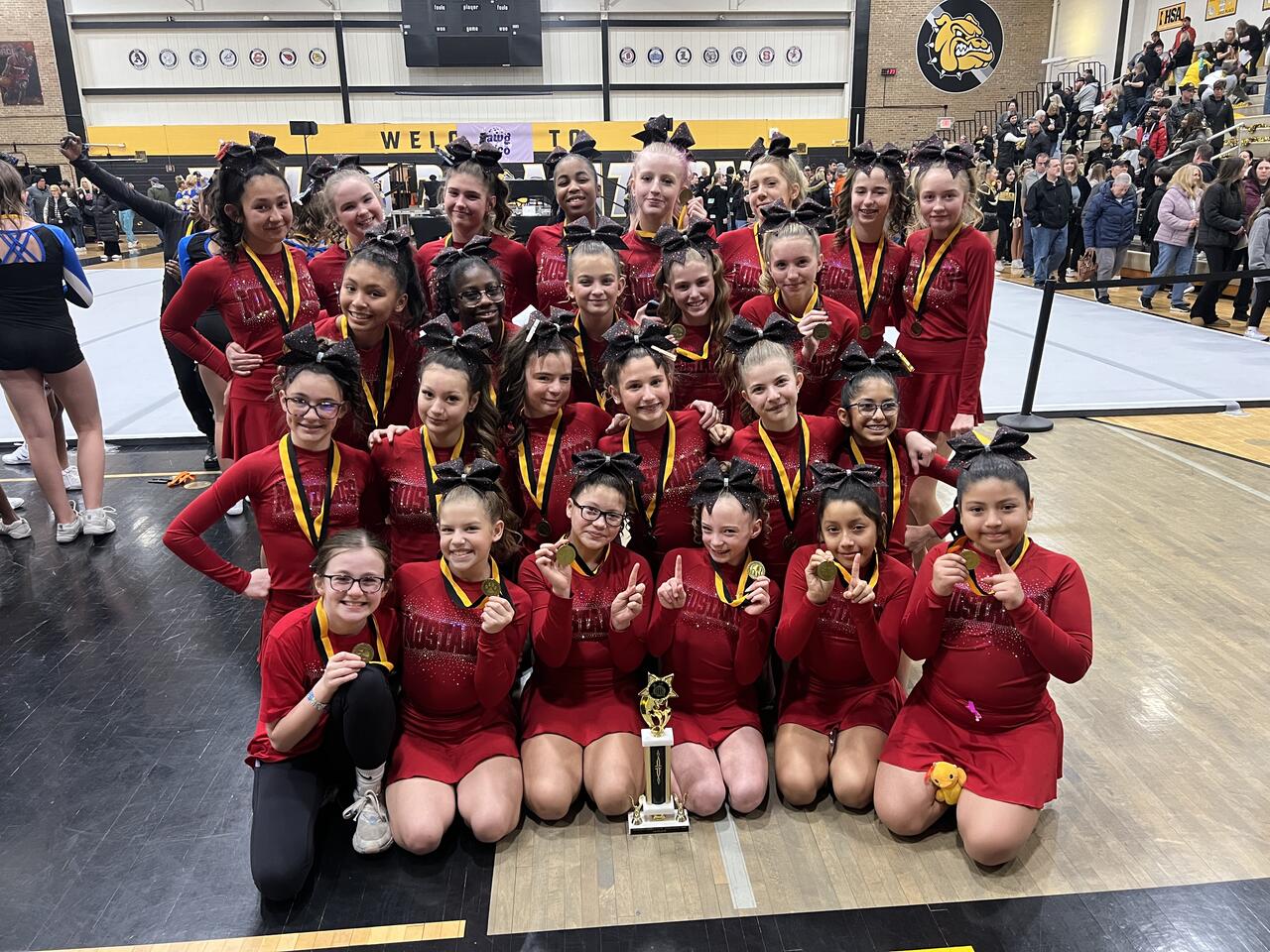 OLHMS Cheer Team Takes 1st Place! | OLHMS