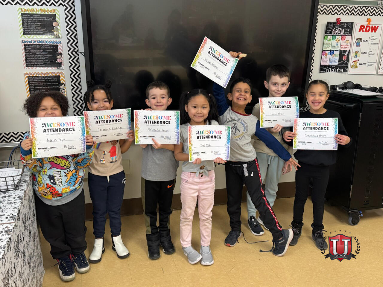 1st Grade Attendance Assembly January 2025 | Jefferson Elementary