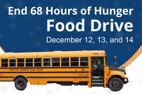 End 68 Hours of Hunger Food Drive | Oyster River