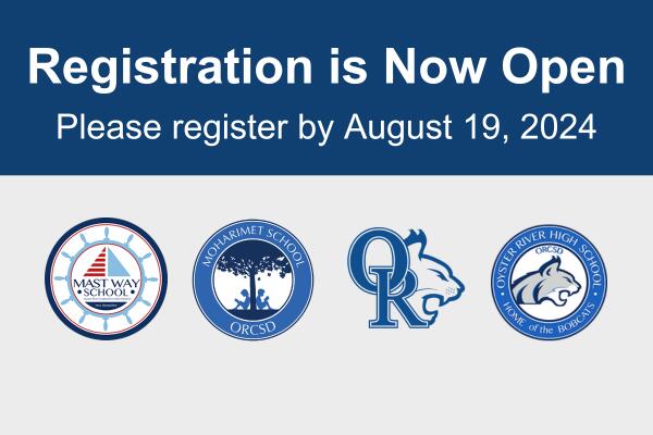 Register for the 2024-2025 School Year | Oyster River