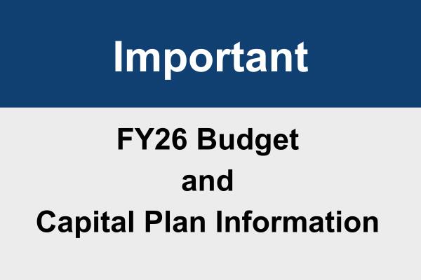 FY26 and Capital Plan Information | Oyster River