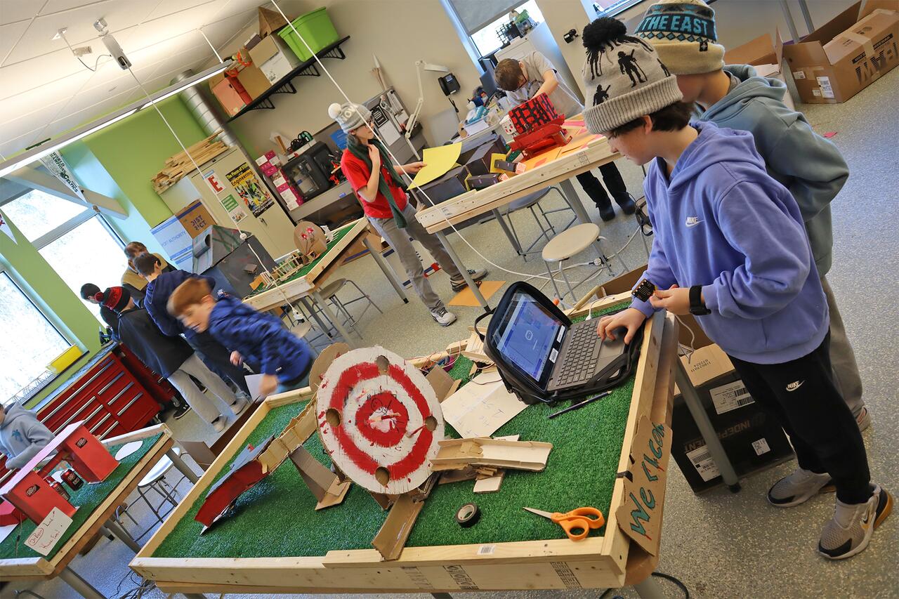 ORMS 6th Grade STEM Golf Project | Oyster River