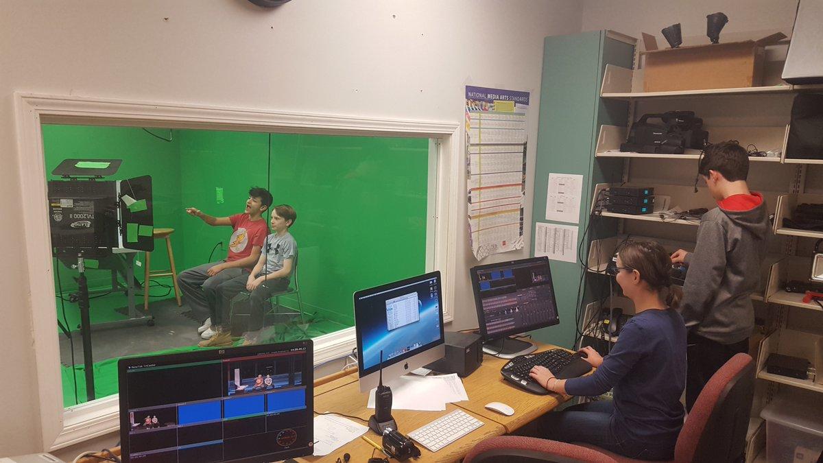 Broadcasting Class - First Broadcast | Emerson Middle School
