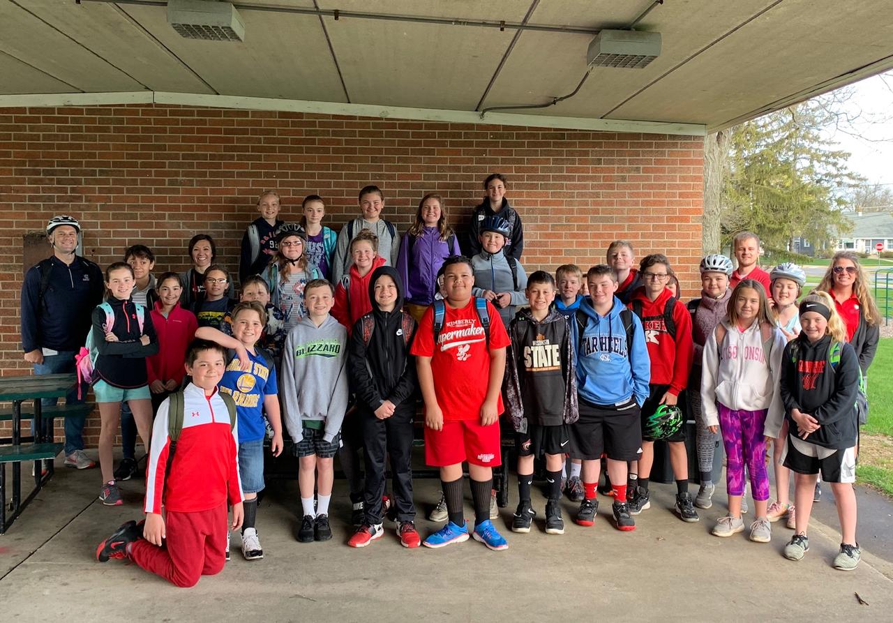 Mapleview Intermediate School had a great Bike to School Day ...