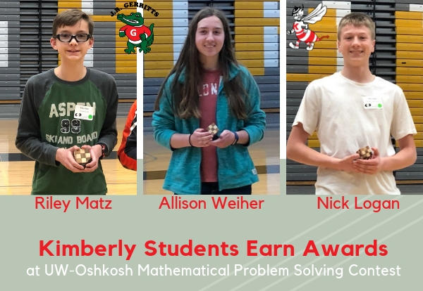Kimberly Students + Mathematical Problem Solving Contest = Success ...