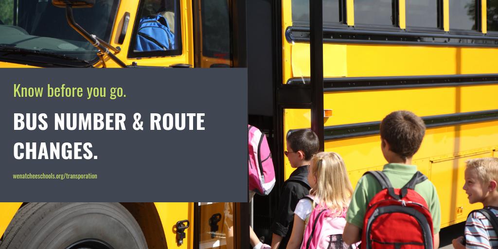 Important Bus Number and Route Change Information | Columbia Elementary ...