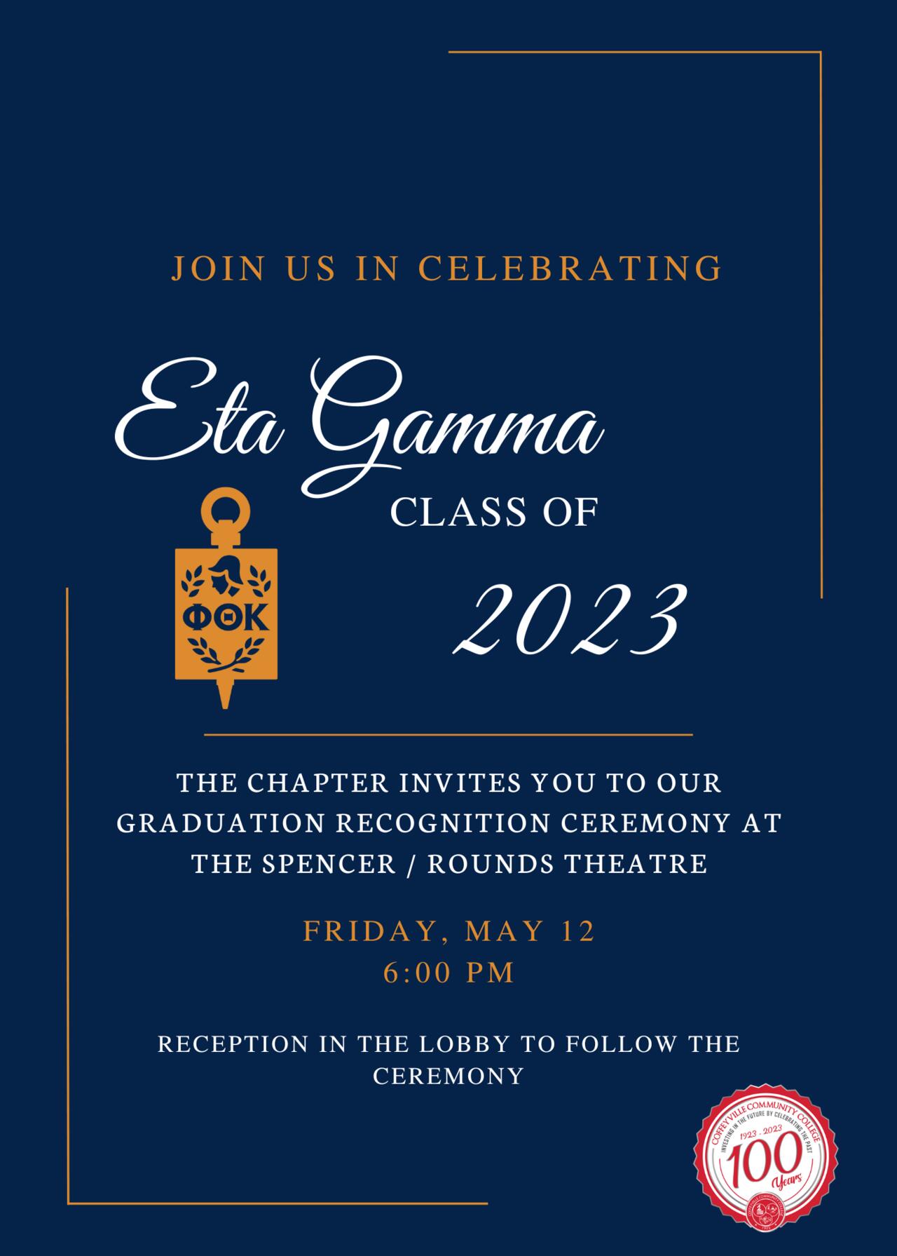 Phi Theta Kappa Graduation Stoling on May 12 | Coffeyville Community ...