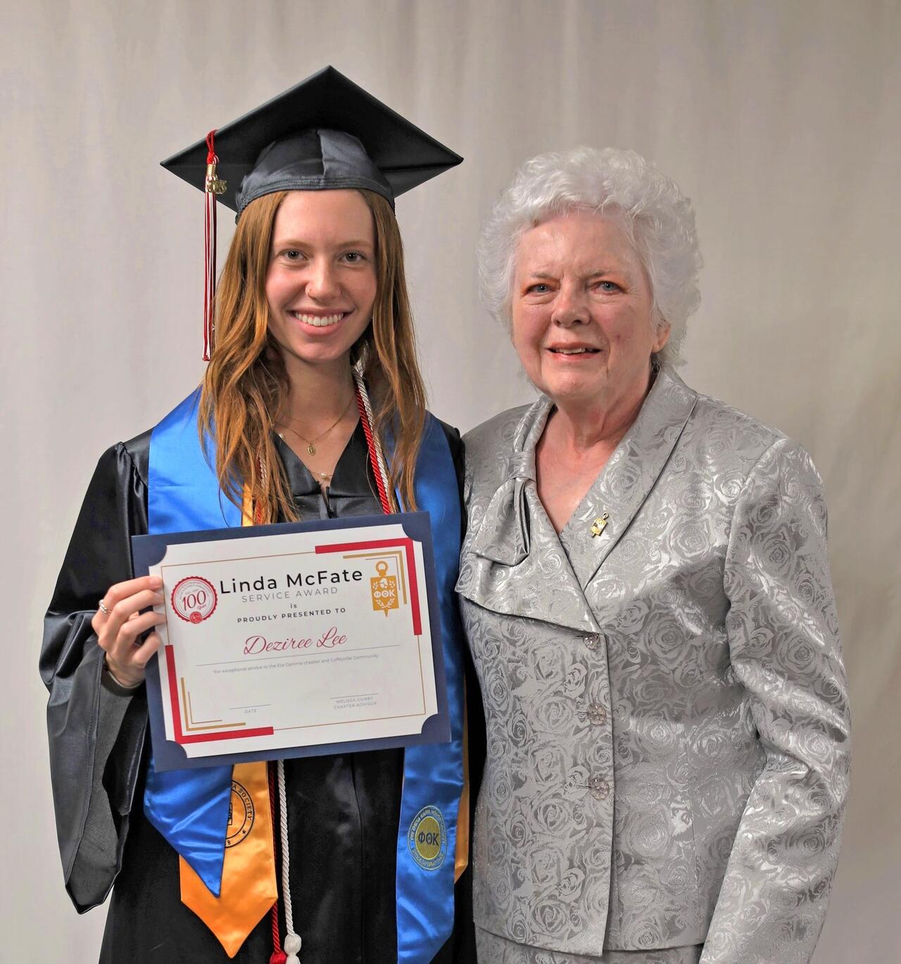 Eta Gamma Names First McFate Award Recipient | Phi Theta Kappa