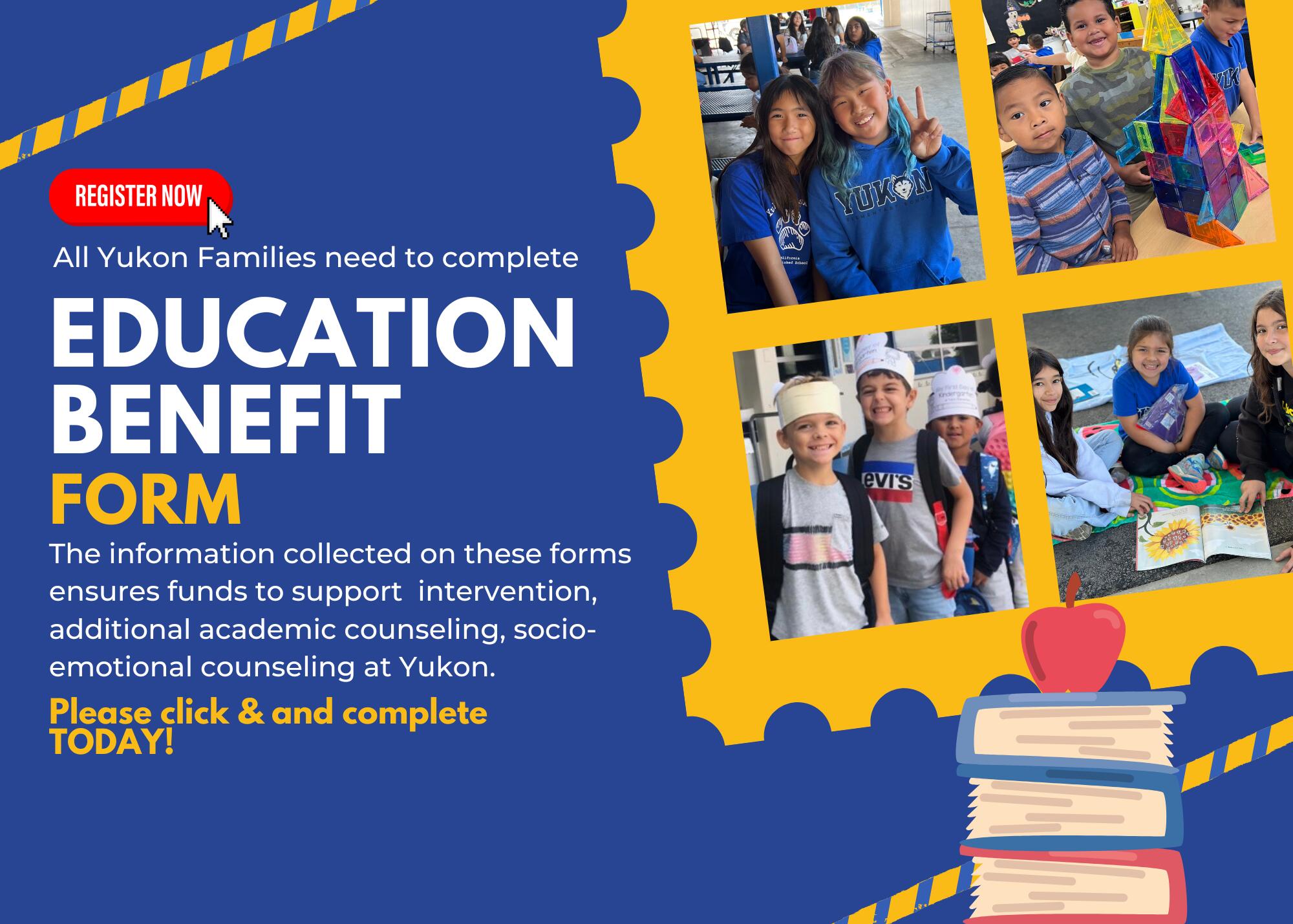 Educational Benefit Form | Yukon Elementary School